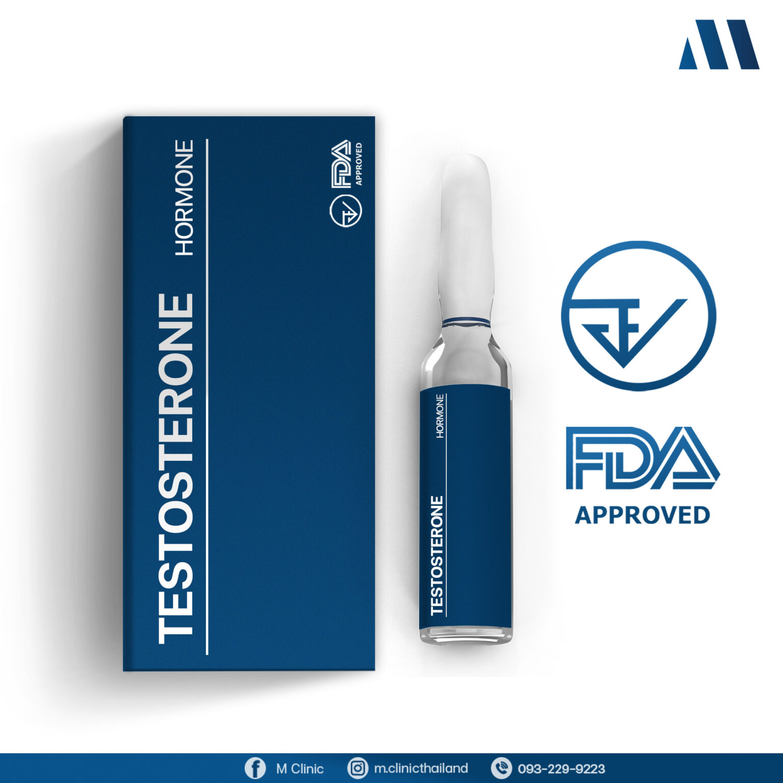 Testosterone ฮอร์โมนแห่งความเป็นชาย - M Clinic Thailand