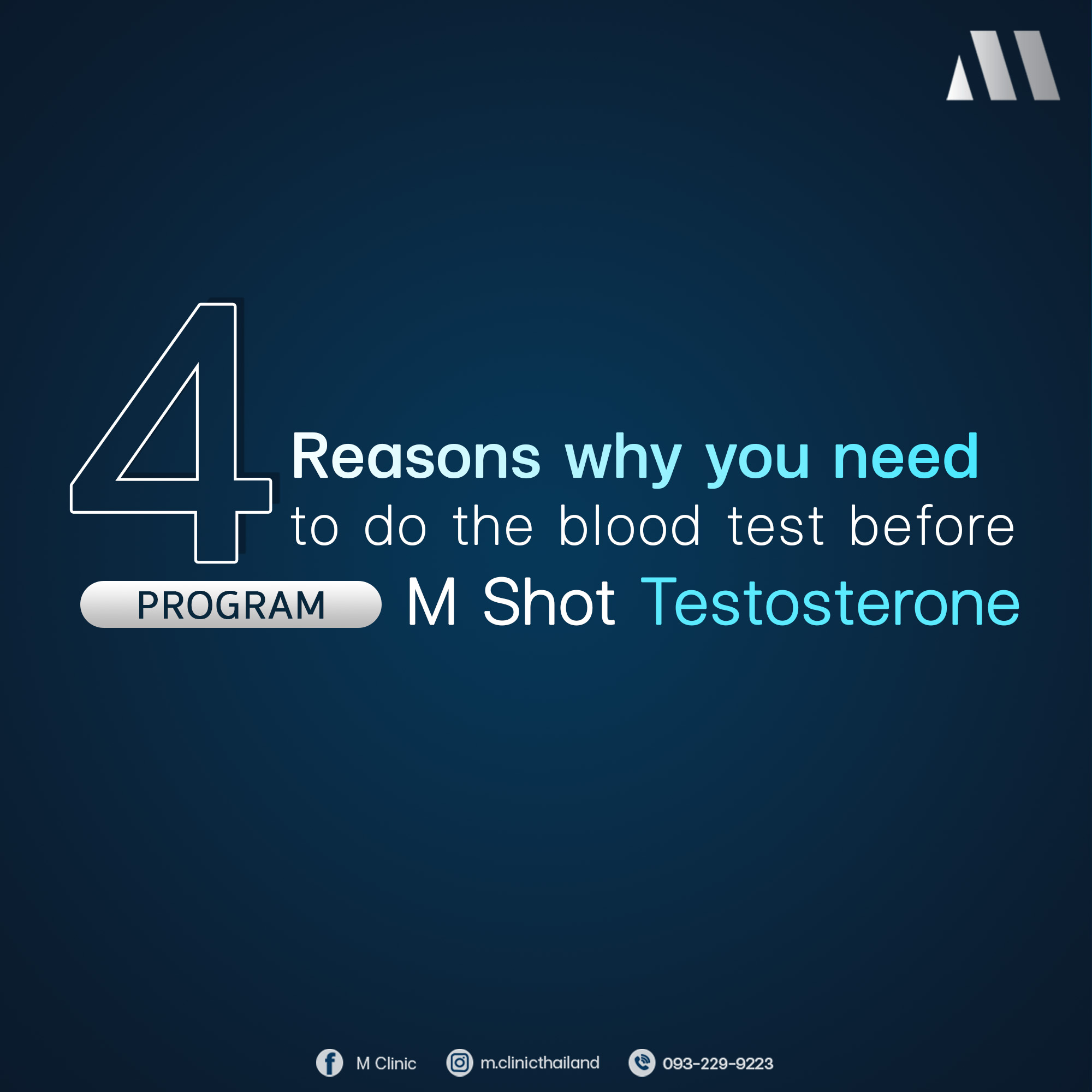 4 reasons why you need to do the blood test before M Shot Testosterone ...